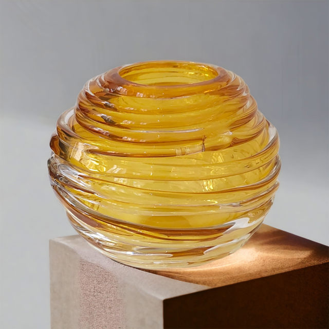 Fy-shan Small Vase - Sunset